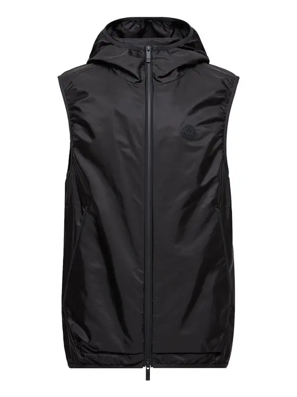 Moncler Moretan Hooded Vest - Black
