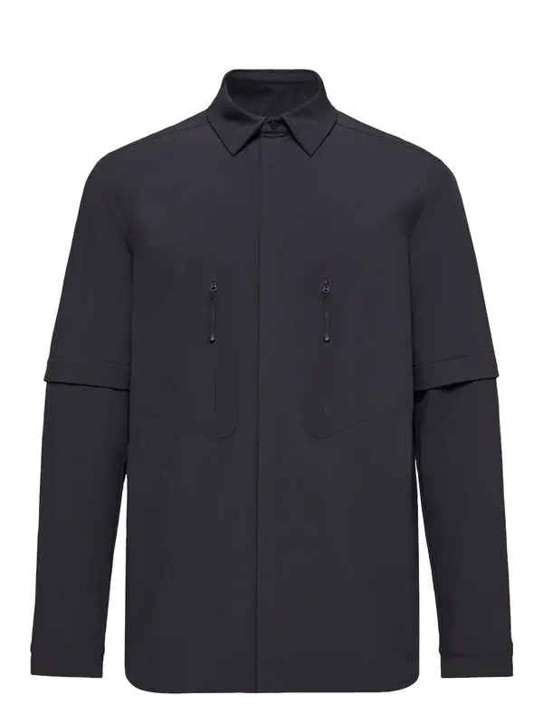 Moncler Logo 2-in1 Shirt Jacket - Black