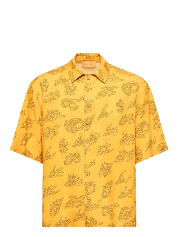 Moncler Space Monduck Short Sleeve Shirt - Yellow