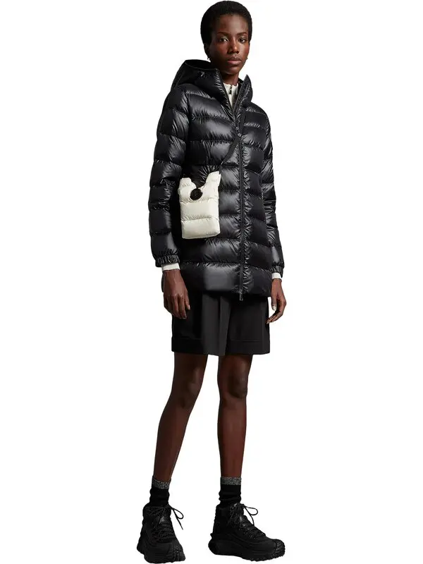 Moncler Glements Mid-length Down Jacket - Black