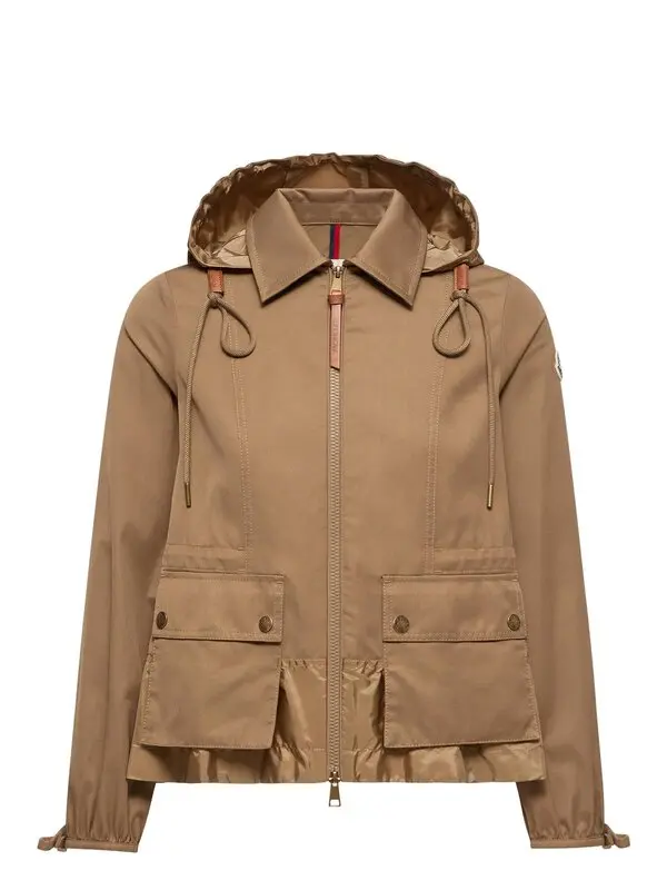 Moncler Adenium Hooded Jacket - Beige