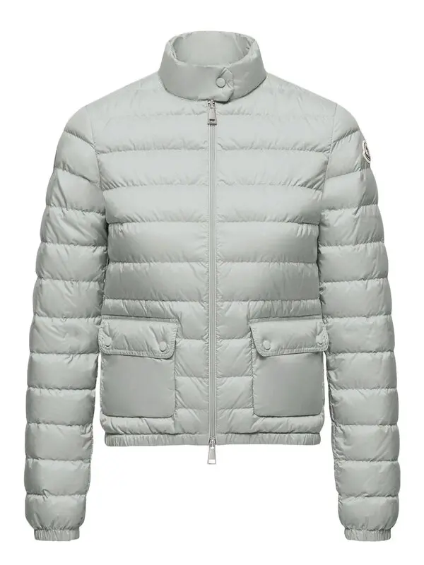 Moncler Lans Packable Short Down Jacket - Grey