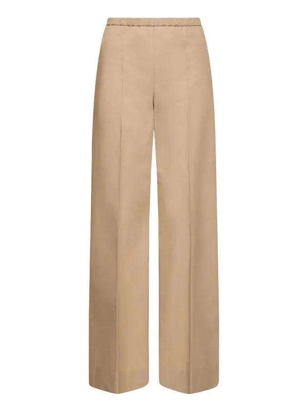 Moncler Cotton Poplin Pants - Beige
