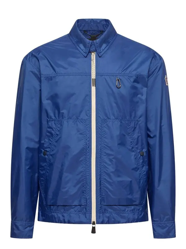 Moncler Brive Packable Shirt Jacket - Blue