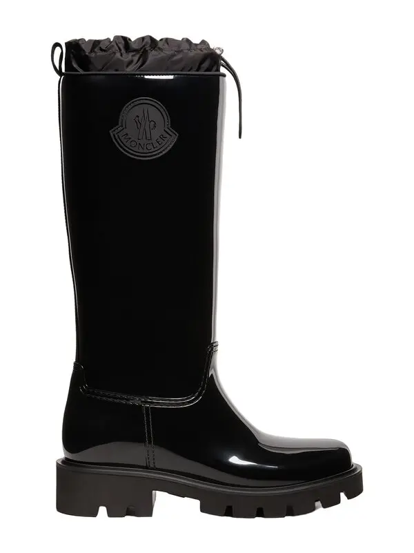 Moncler Kickstream High Rain Boots - Black