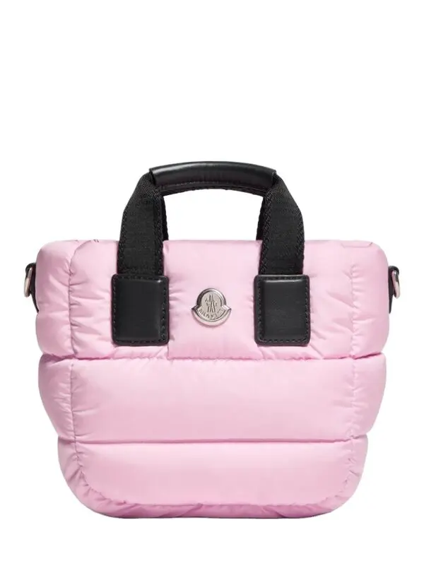 Moncler Micro Caradoc Quilted Nylon Tote Bag - Pink