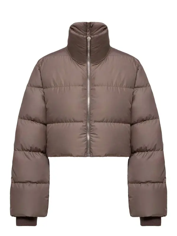 MONCLER + RICK OWENS Cyclopic Short Down Jacket - Brown