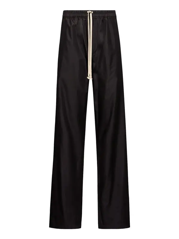MONCLER + RICK OWENS X Rick Owens Straight Leg Taffeta Pants - Black
