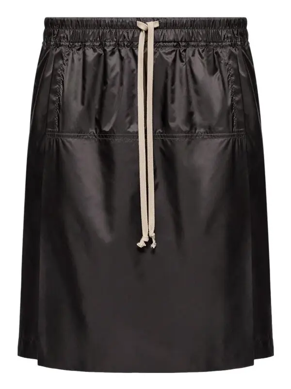 MONCLER + RICK OWENS Kiltshorts Skort - Black