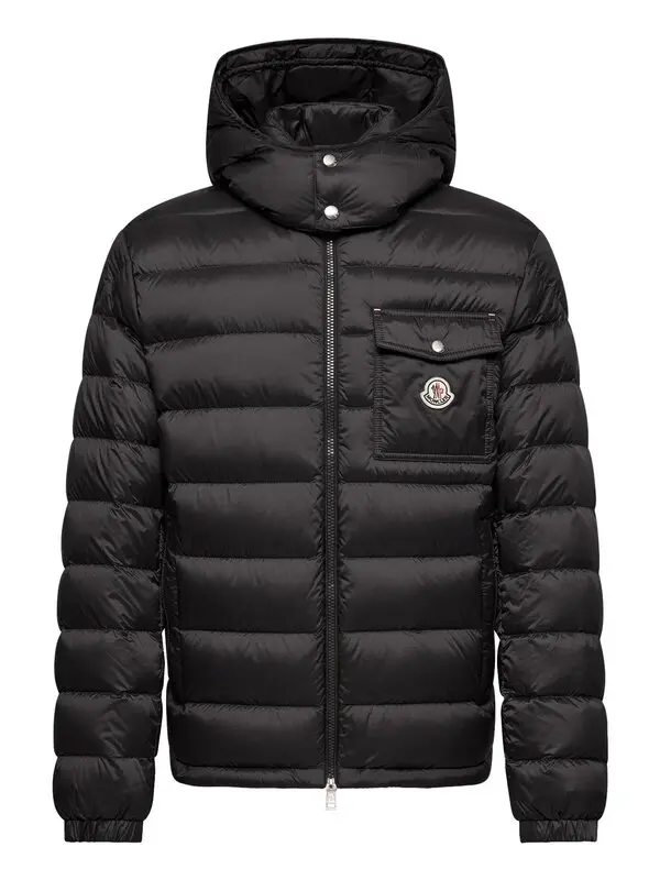 Moncler Verith Hooded Short Down Jacket - Black