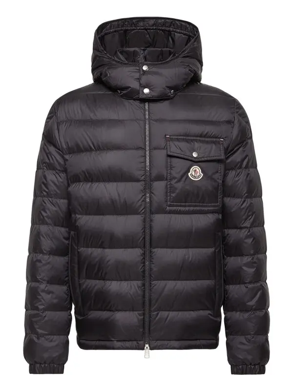 Moncler Verith Hooded Short Down Jacket - Blue