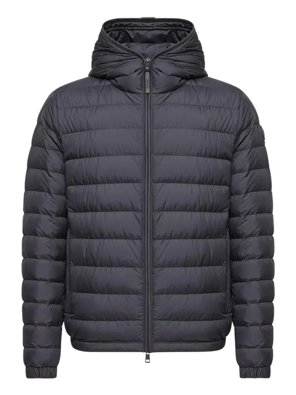 Moncler Solienn Hooded Short Down Jacket - Blue