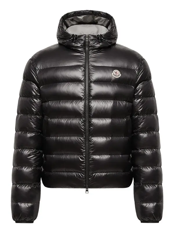 Moncler Forzo Hooded Packable Short Down Jacket - Black