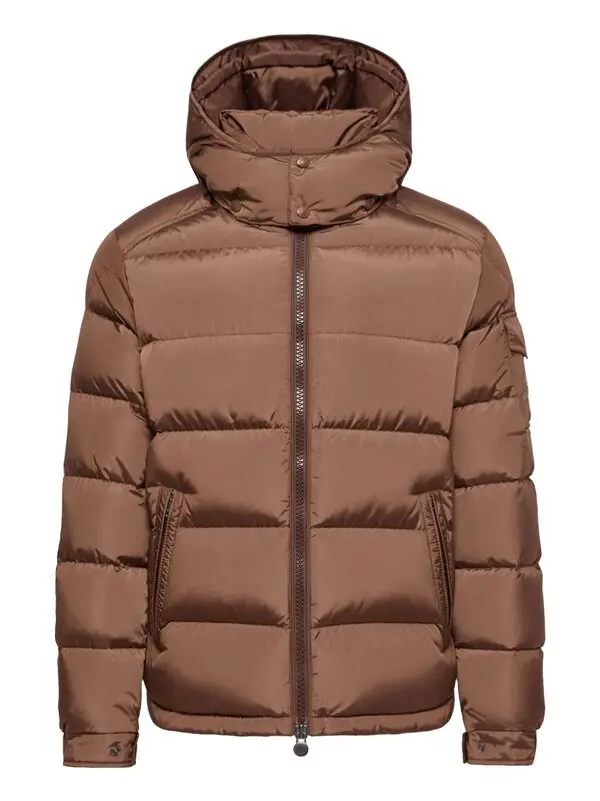Moncler Maya Matte Short Down Jacket - Brown