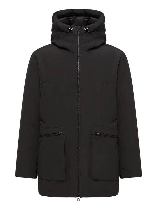 Moncler Aurino Mid-length Parka - Black