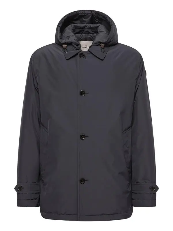 Moncler Evrine Hooded Down Parka - Blue