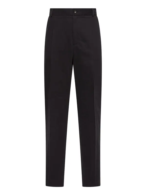 Moncler Tailored Cotton Pants - Black