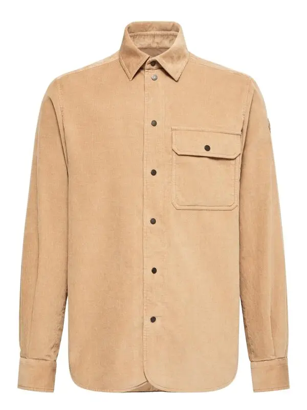 Moncler Corduroy Shirt - Beige