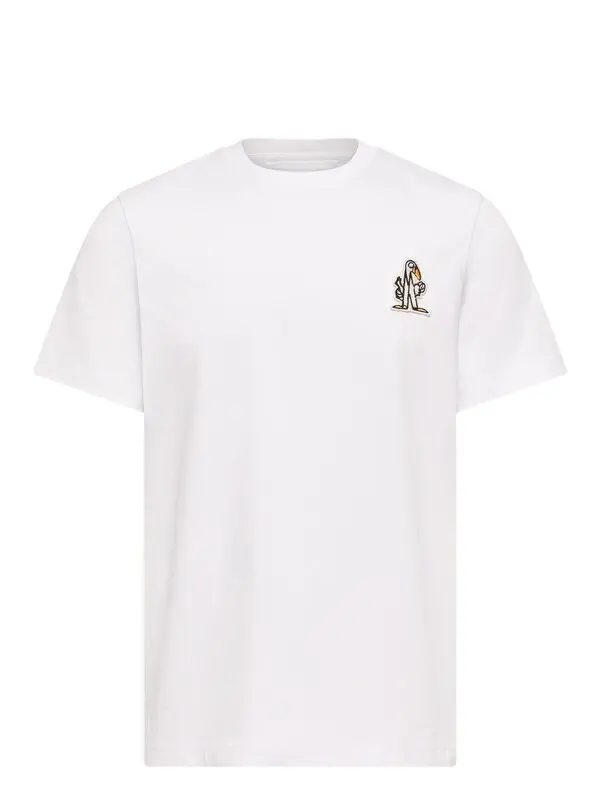 Moncler Logo Cotton T-shirt - White
