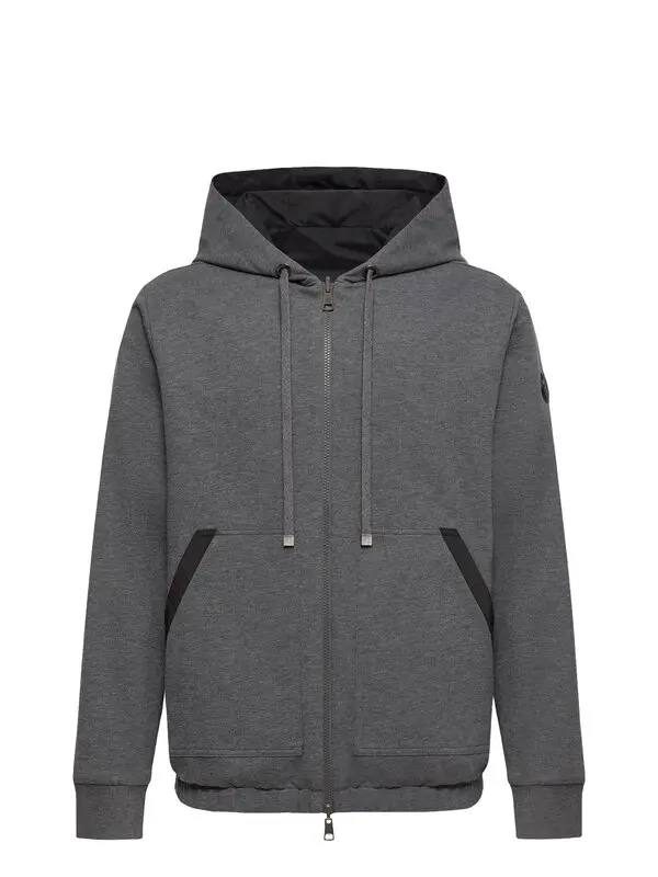 Moncler Reversible Zip-up Hoodie - Grey