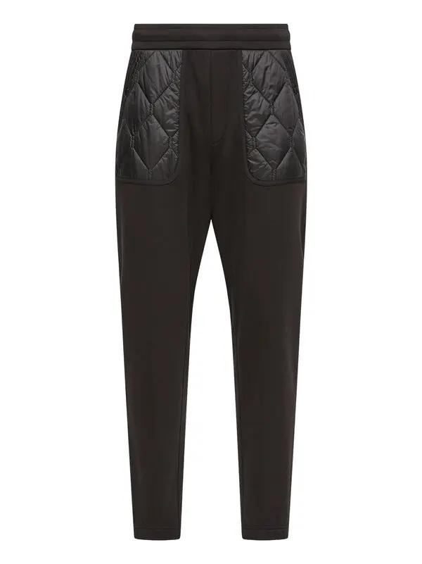 Moncler Cotton Blend Sweatpants - Black