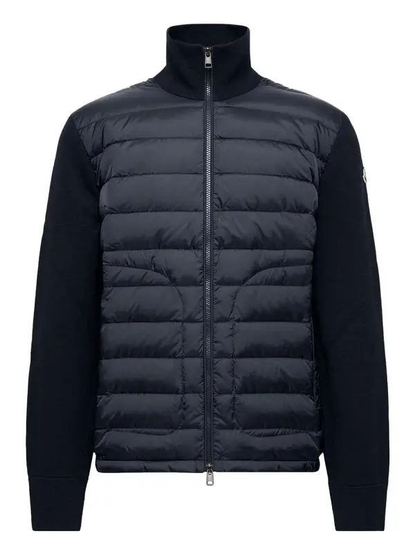Moncler Padded Zip-up Cardigan - Blue