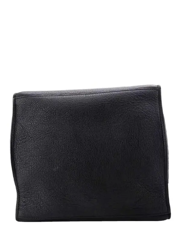 Celine Grained Calfskin Satchel - Black