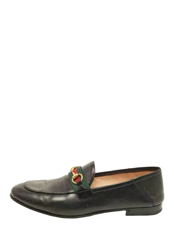 Gucci Jordaan Horsebit Loafers - Black
