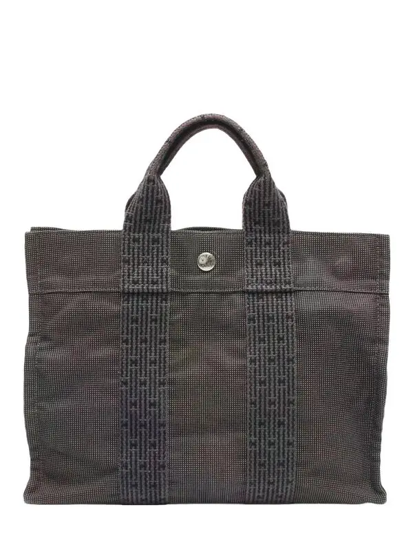 Hermès 1990-2010 Canvas Herline Pm Tote Bag - Grey