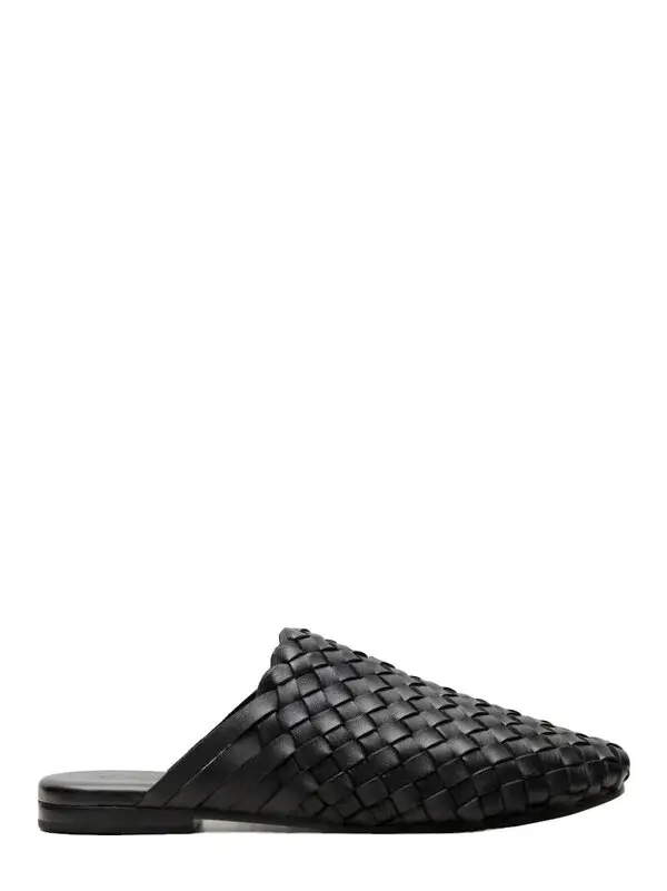 ST. AGNI Bunto Woven Mules - Black
