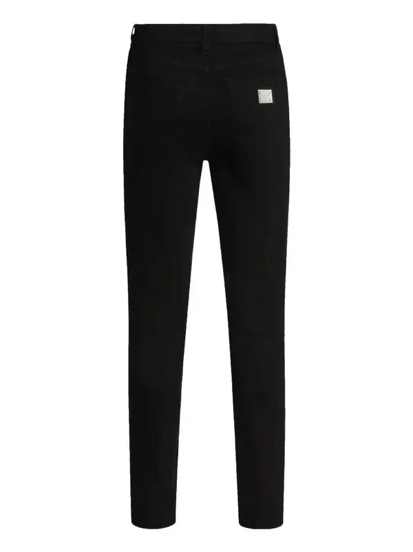 Dolce & Gabbana 5-pocket Denim Trousers - Black
