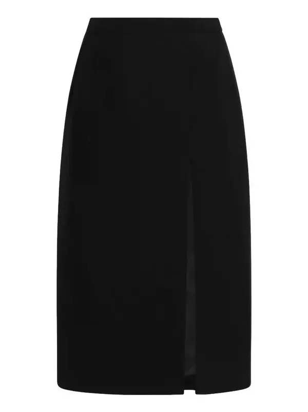 Dolce & Gabbana Double Wool Skirt - Black
