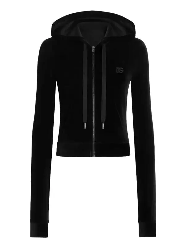 Dolce & Gabbana Chenille Cardigan - Black