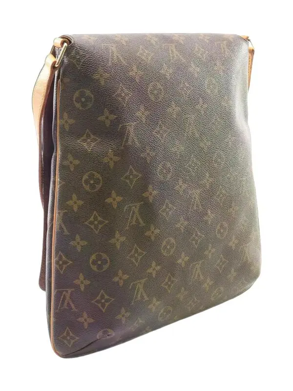 LOUIS VUITTON 2001 Monogram Musette Salsa Long Strap Crossbody Bag - Brown