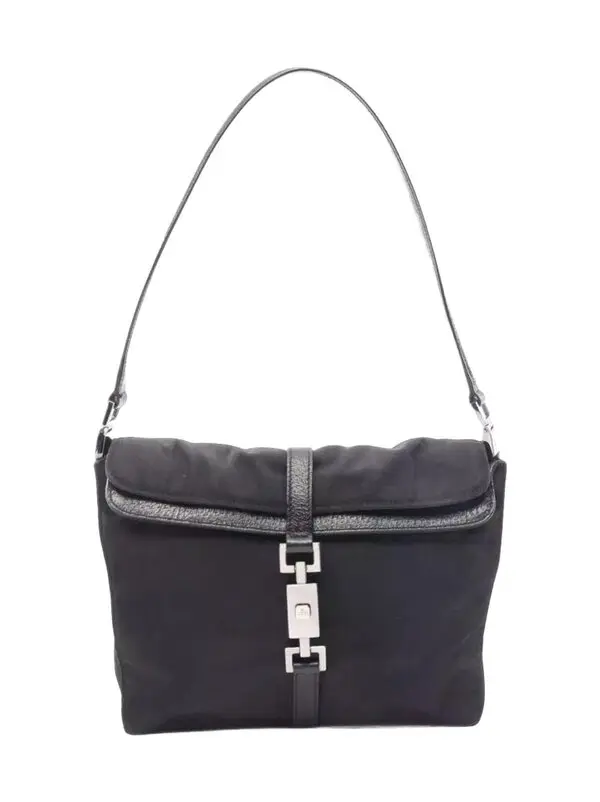 Gucci 2000-2015 Nylon Jackie Shoulder Bag - Black