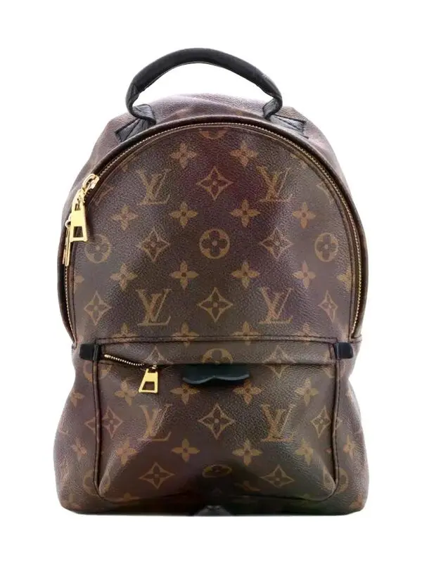 LOUIS VUITTON Palm Springs Monogram Canvas Pm Backpack - Brown
