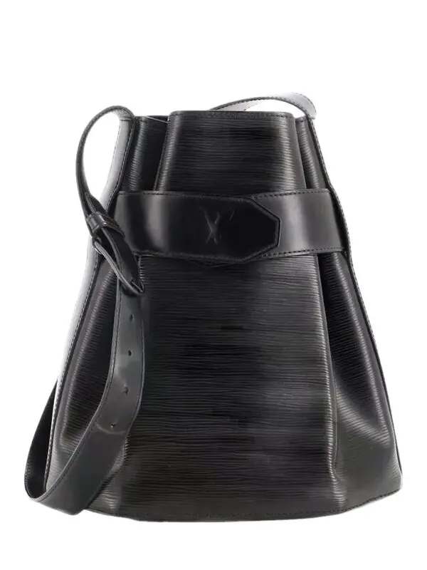LOUIS VUITTON Vintage Epi Leather Sac D'epaule Pm Bucket Bag - Black