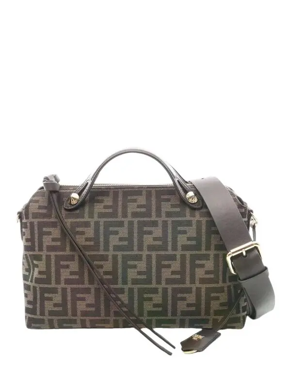 Fendi Zucca Canvas Satchel - Brown
