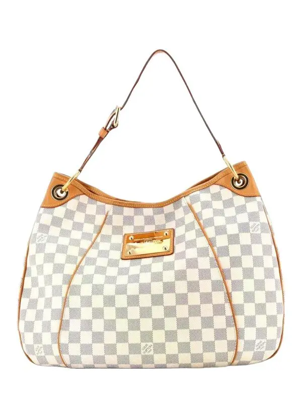 LOUIS VUITTON Galliera Handbag Damier Pm Hobo Bag - White