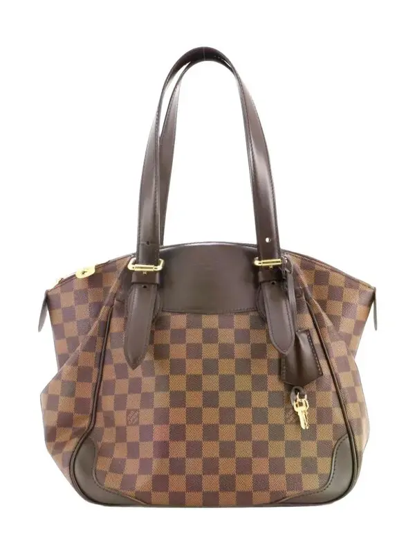 LOUIS VUITTON Verona Handbag Damier Mm Shoulder Bag - Brown