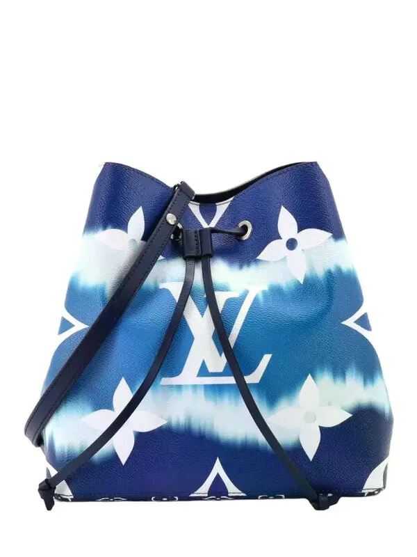 LOUIS VUITTON Monogram Giant Mm Bucket Bag - Blue