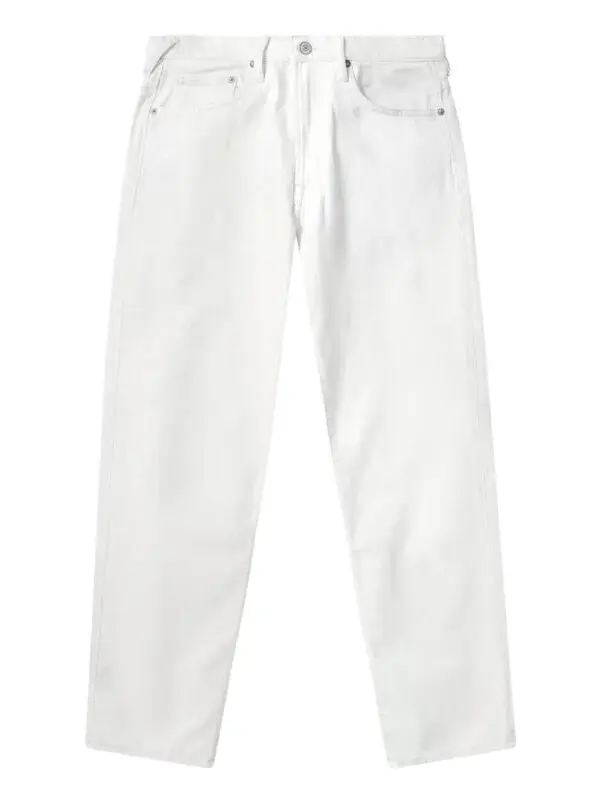 Paul Smith Logo Embroidered Jeans - White
