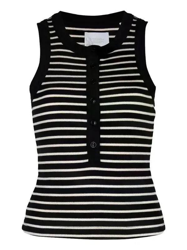 Citizens Of Humanity Caralyn Striped Tank Top - Black