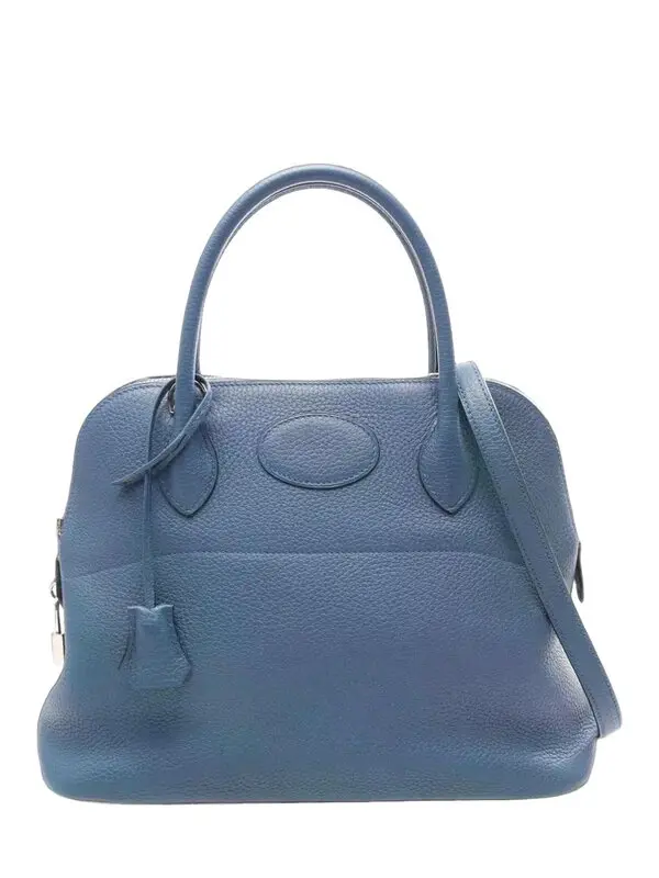 Hermès 2017 Clemence Bolide 31 Satchel - Blue
