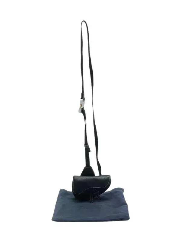 Dior X Sacai 2022 Saddle Shoulder Bag - Black