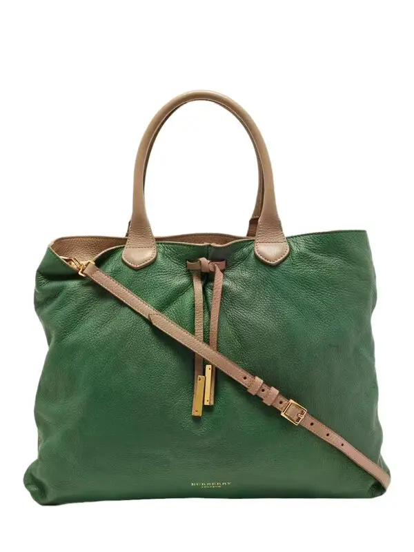 Burberry Drawstring Tote Bag - Green