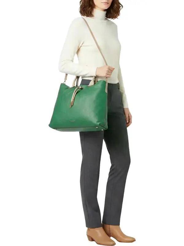 Burberry Drawstring Tote Bag - Green