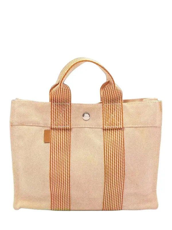 Hermès 1990-2000 Canvas Fourre Tout Pm Tote Bag - Brown