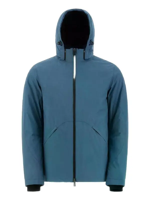 Herno Hooded Jacket - Blue