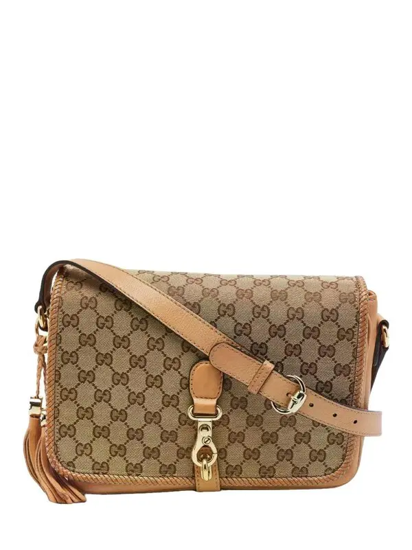 Gucci Marrakech Tassel Detail Shoulder Bag - Neutrals